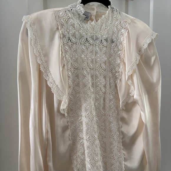 American Vintage | Tops | Vintage Bridal Sonya Ratay For San Andre ...